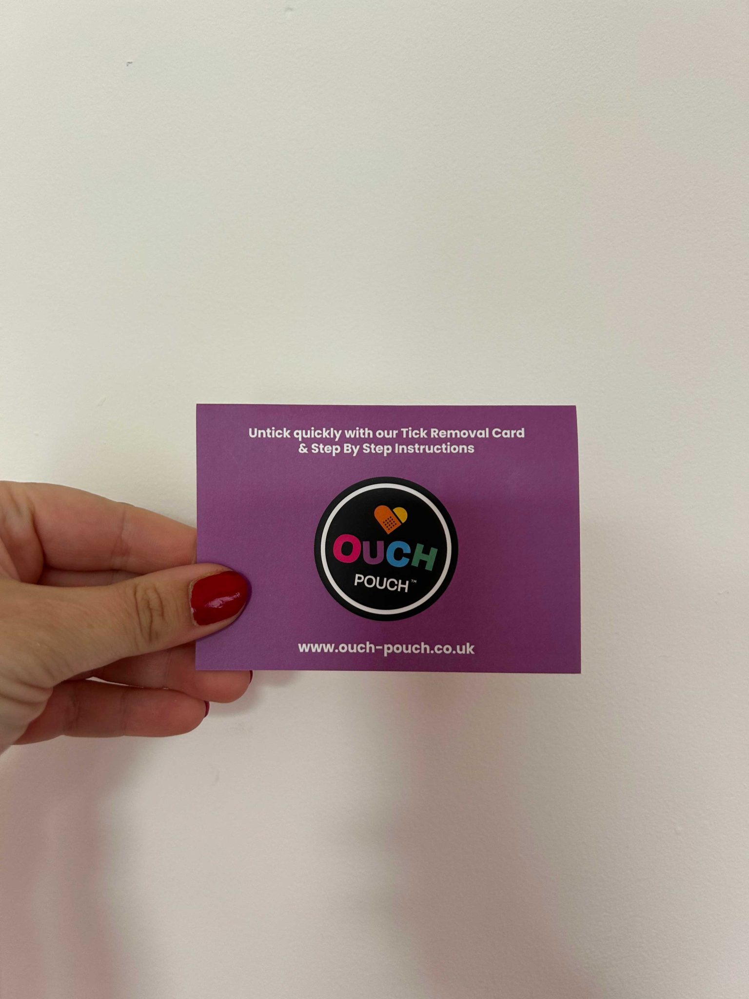 Tick Removal Card - Ouch Pouch